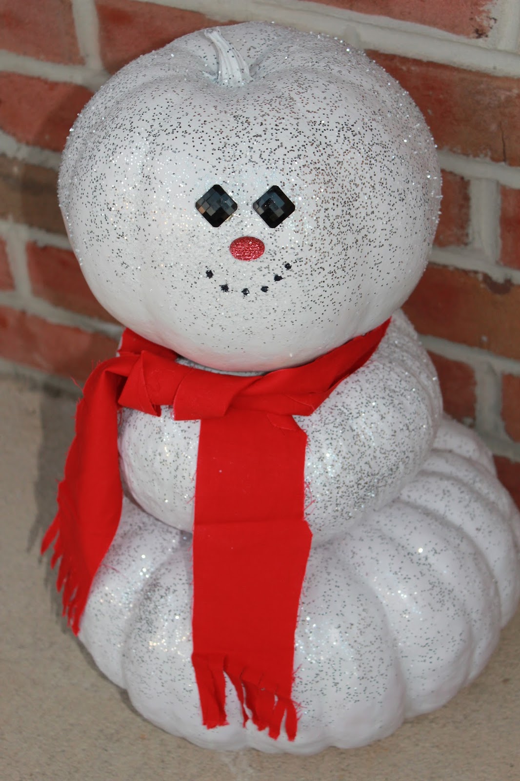 the vintage canvas: Pumpkin Snowman