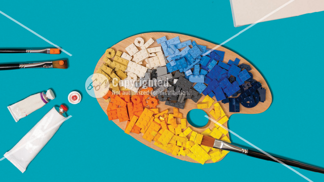 LEGO Still Life with Bricks: The Art of Everyday Play by Lydia Ortiz