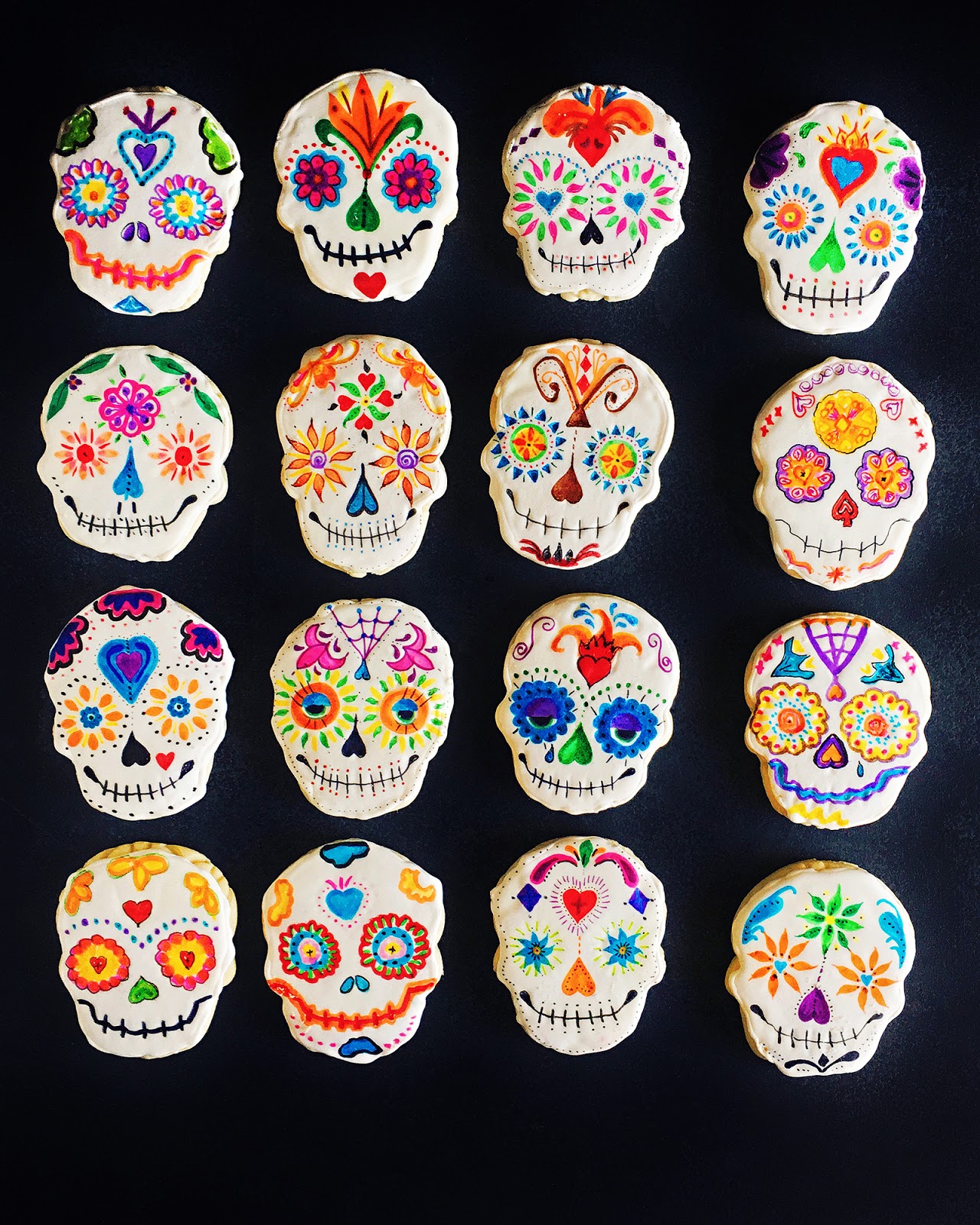 Sugar Skull Cookies