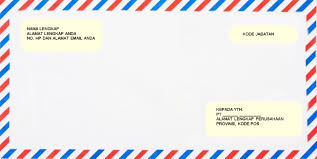 Tata Letak Pengirim Dan Penerima Surat - Kumpulan Surat Penting