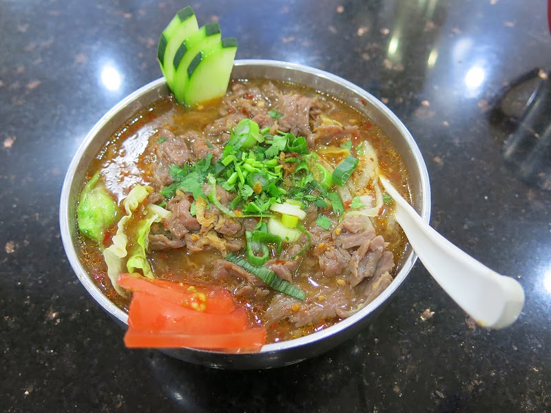 Full Noodle Frontity: Beef Sate Noodles -- Satays-faction at San Sun's ...