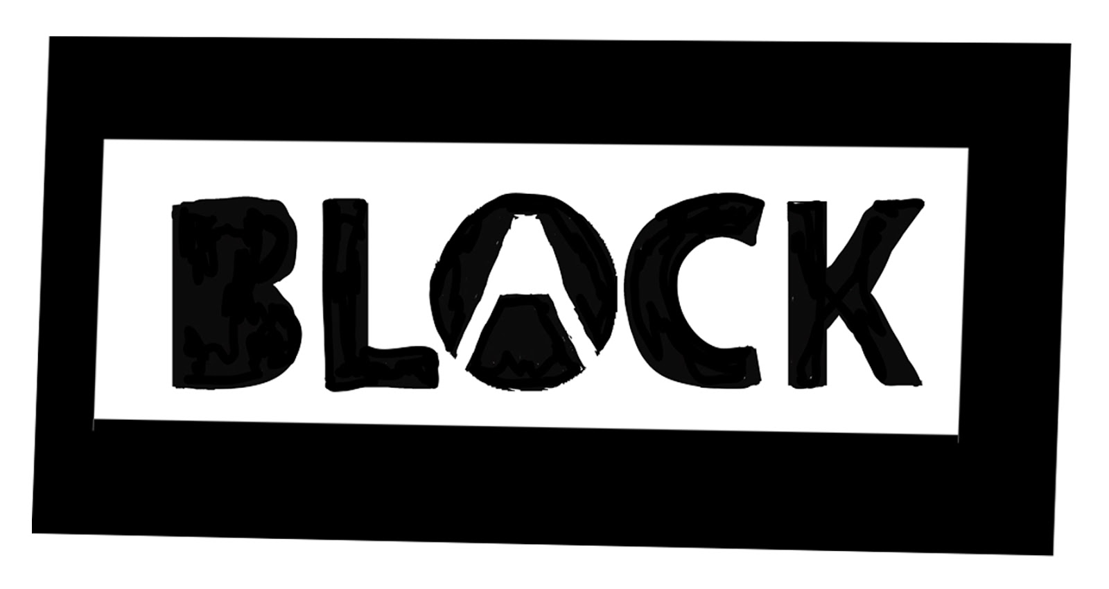MICHEL DE GEOFROY: BLACK BLOCK BLOC LOGO & STENCIL