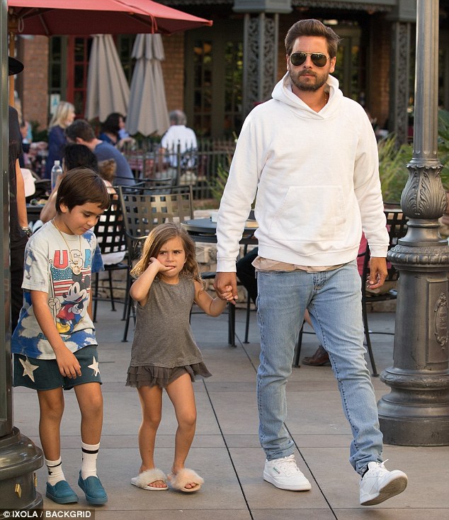 Latest Updates: Tired of the ladies?Scott Disick steps out with his kids