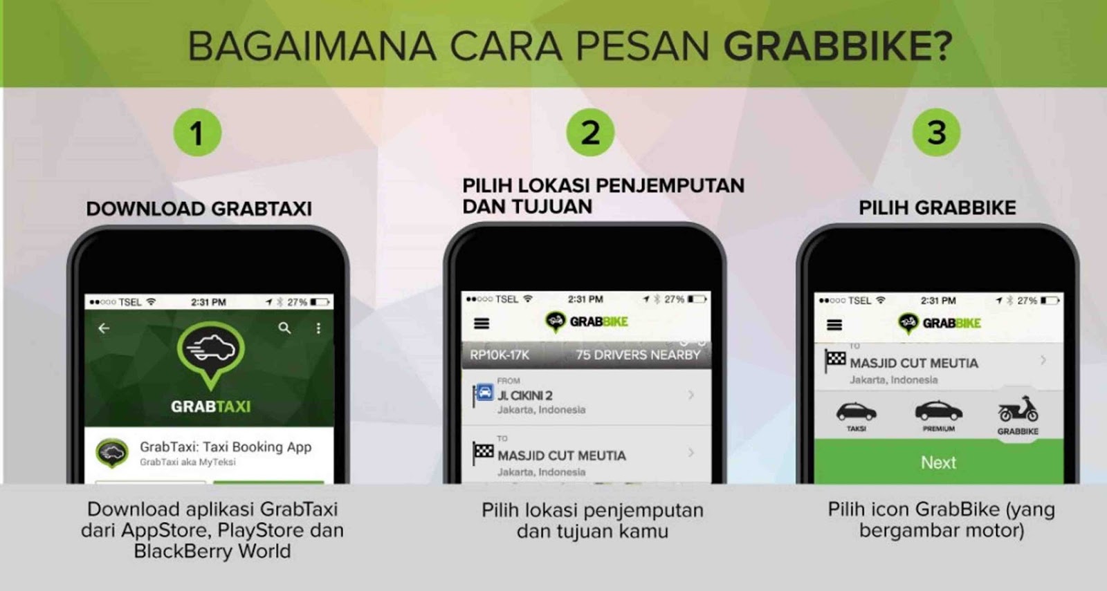 How To Use GrabBike ~ The Best Ride Hailing