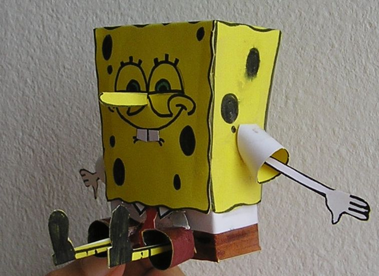 Probaj ovako!: Spužva Bob od papira