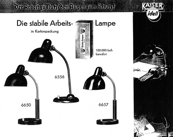 Lampe de bureau Kaiser idell 6556