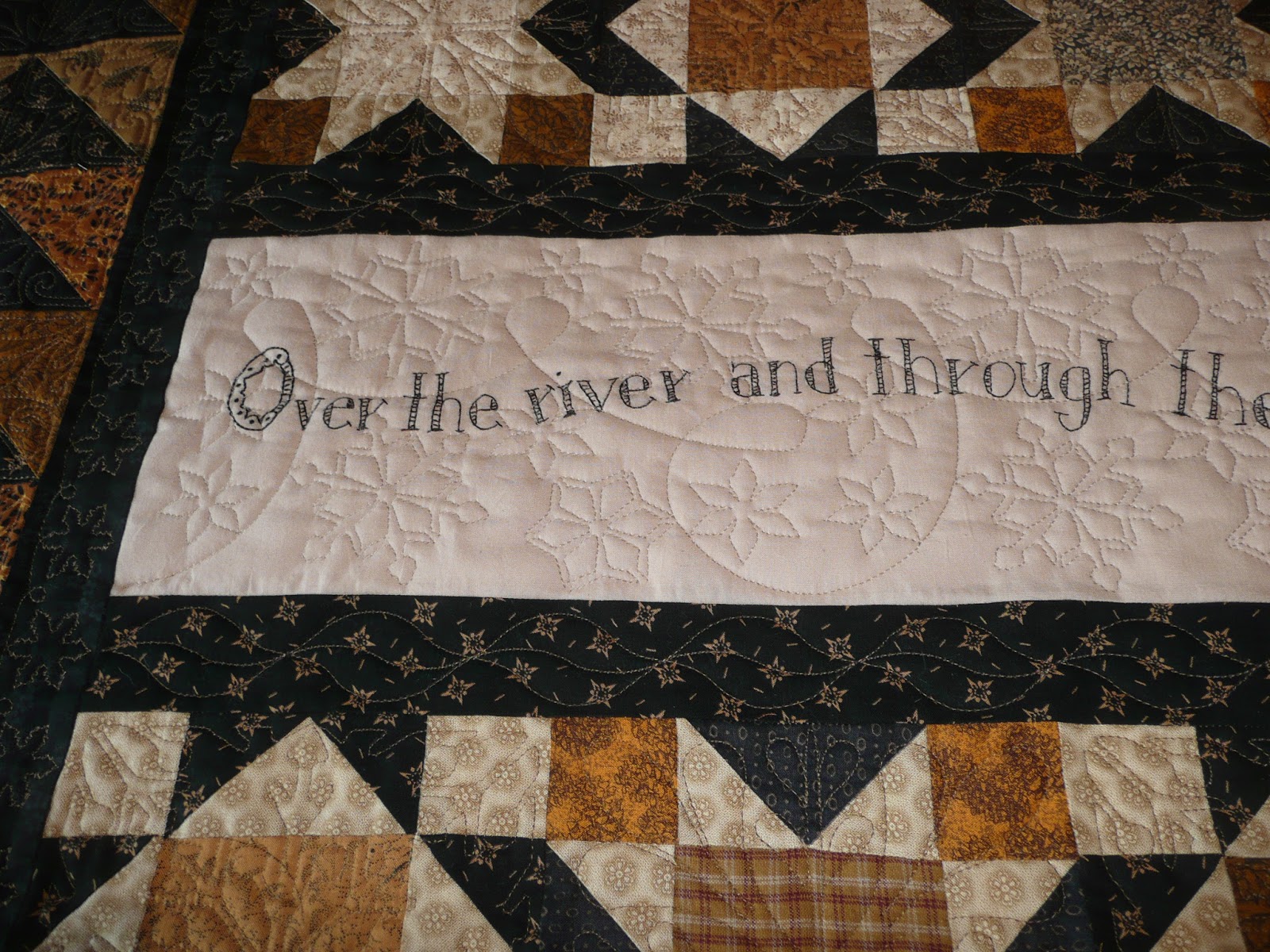 Acorn Ridge Quilting: Over The River Quilt