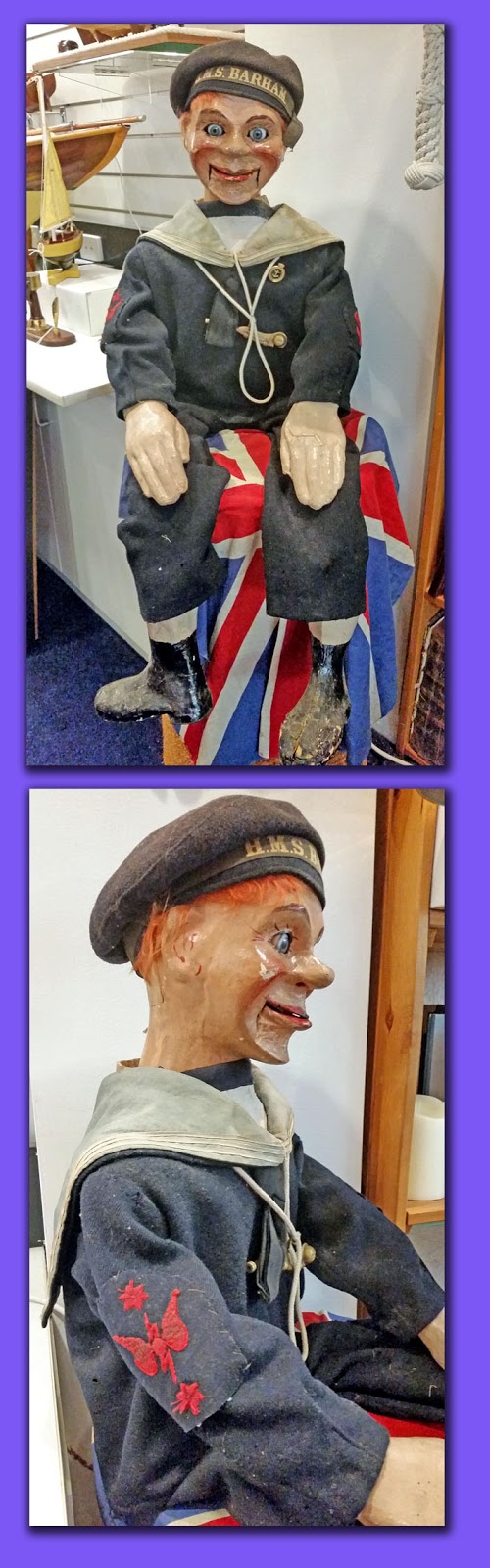 Maritime Model Museum: A SAILORS VENTRILOQUIST DUMMY FROM HMS BARHAM