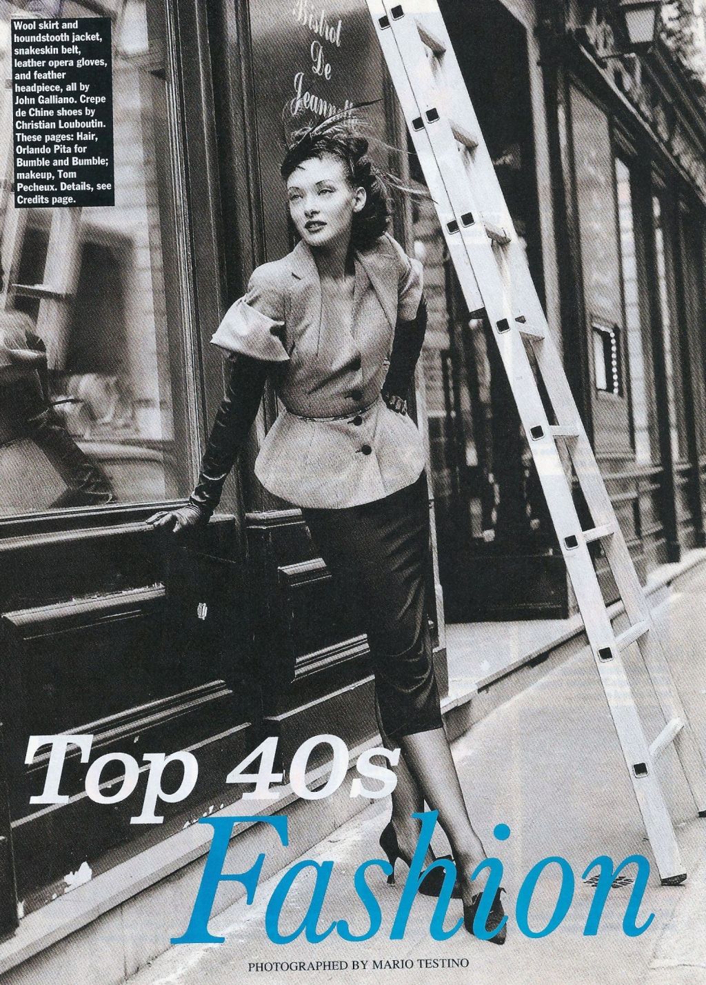 Fashion Editorial | "Top 40s Fashion" Chrystelle Saint Louis Augustin ...