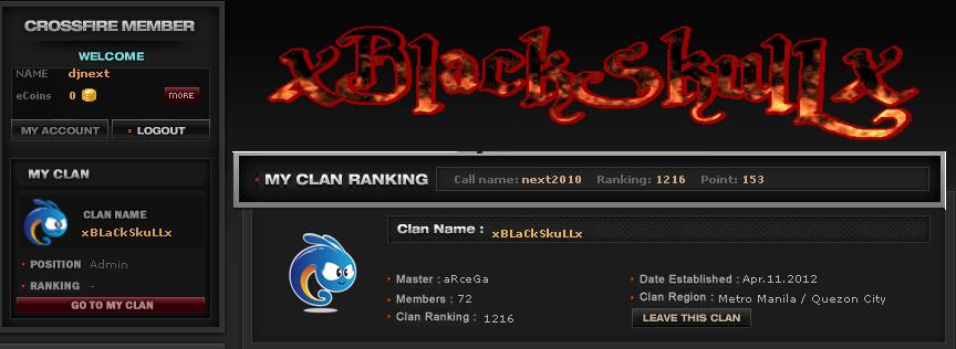 Crossfire Updates: clan ranking in crossfire philippines