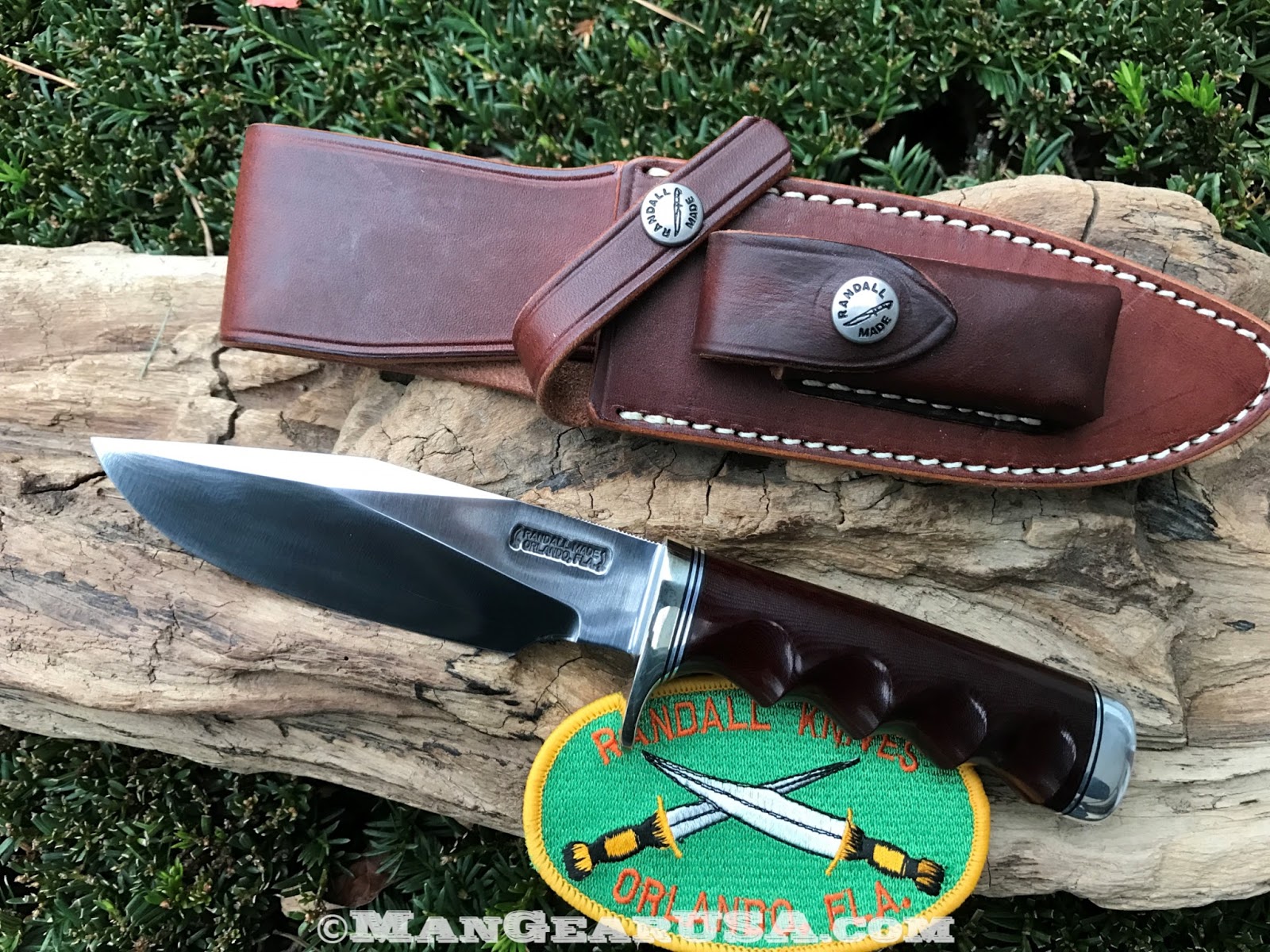 Man Gear: Randall Made Knives Model Sergeants Nickel Silver,Maroon ...
