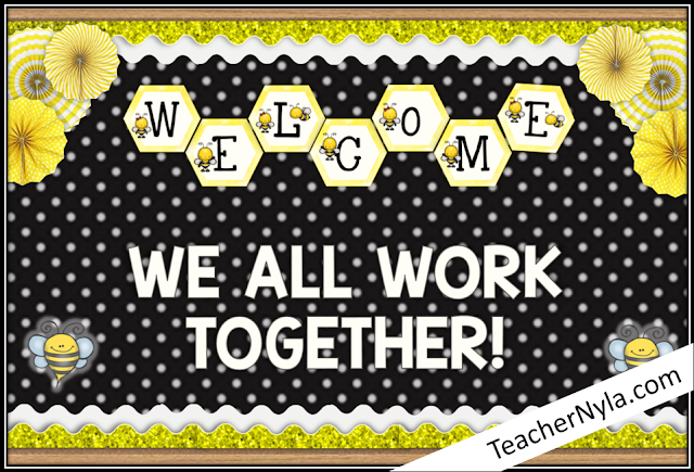 Nyla's Crafty Teaching: Bee Themed Bulletin Boards