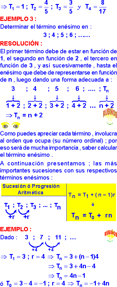 SUCESIONES NUMÉRICAS FÓRMULAS Y EJEMPLOS EN RAZONAMIENTO MATEMÁTICO PDF