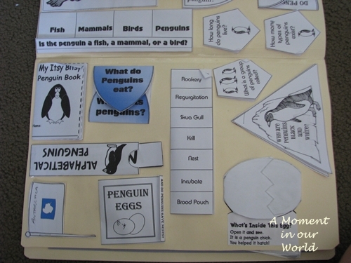 Penguin Lapbook - Simple Living. Creative Learning