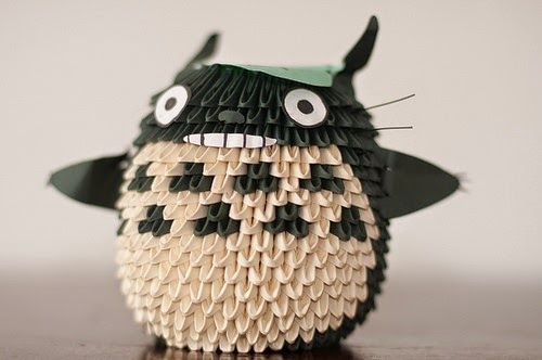 totoro origami ~ art classes kids