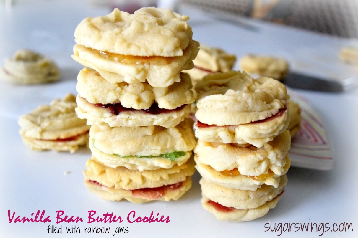Sugar Swings! Serve Some: Piped Heart Shaped Butter Cookies - filled ...