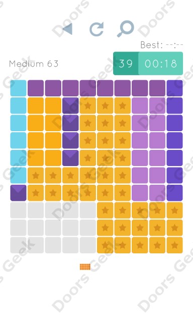 Blocks & Shapes [Medium] Level 63 Solution ~ Doors Geek