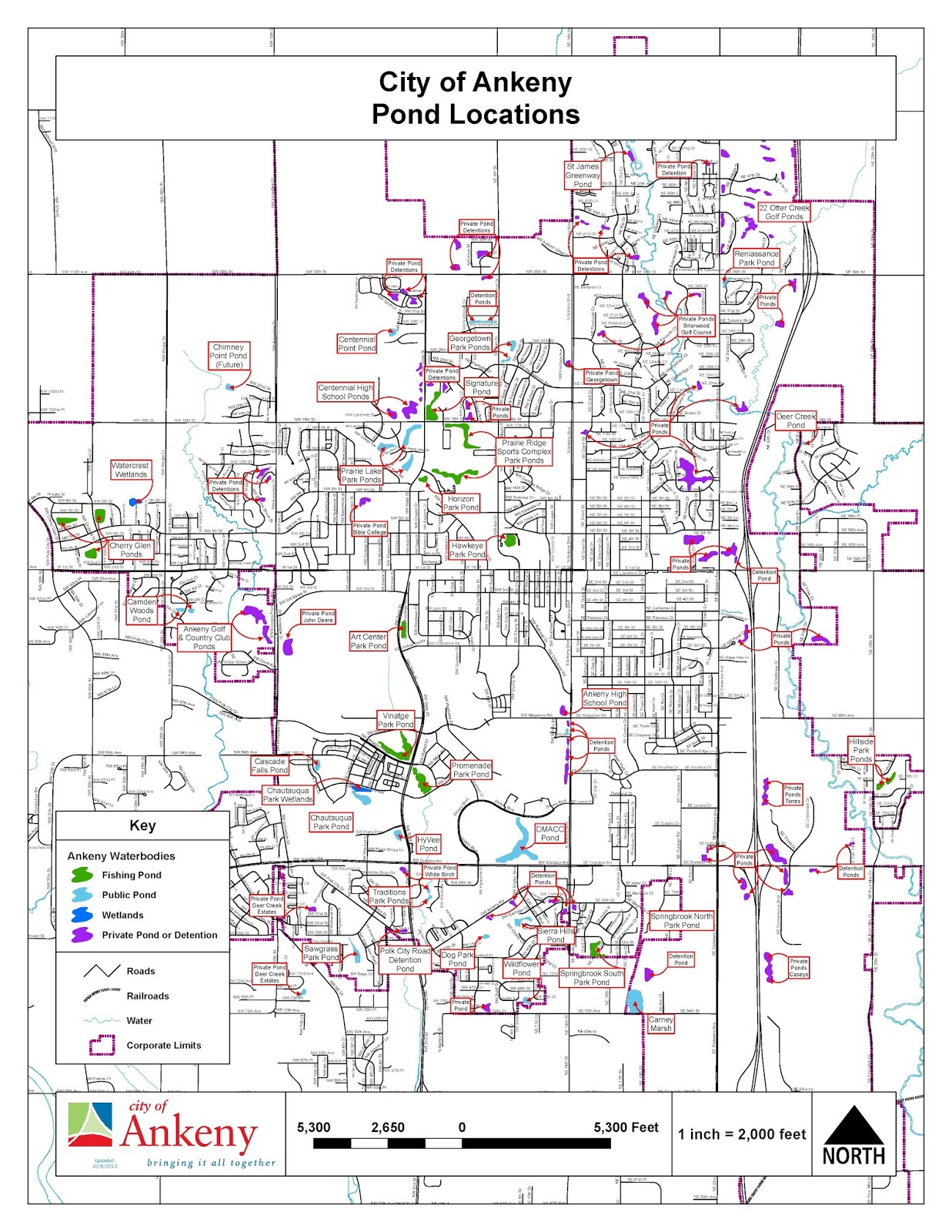 FishnDave: Ankeny Ponds Map - 2015 Edition