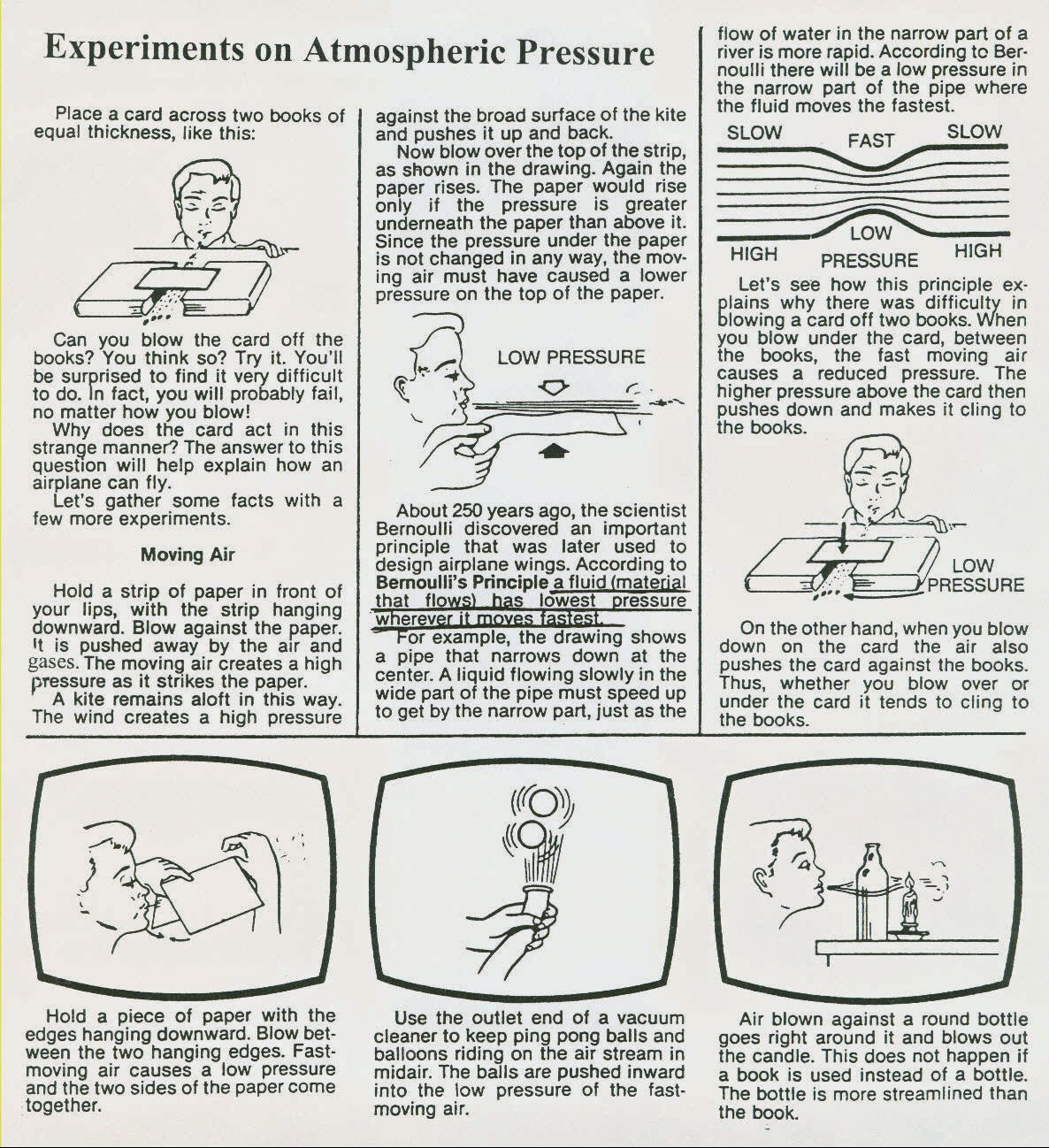 Atmospheric Pressure Experiments