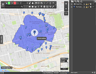 Making a Travel Time Map (Isochrone Polygon) For your Blog