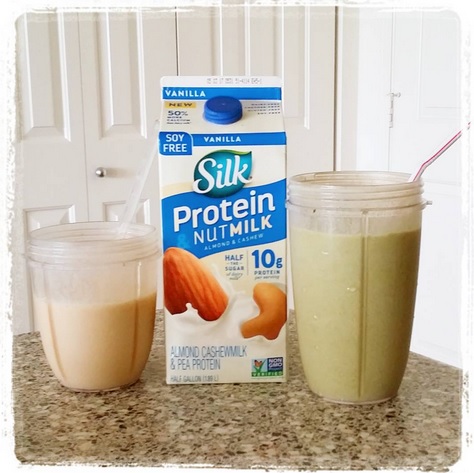 Temporary Waffle: Silk Vanilla Protein Nutmilk + Smoothie Recipes