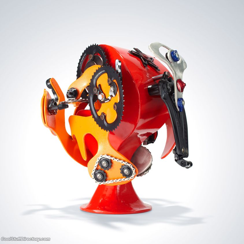 Fascinating Sculptures and Paintings Made Out of Bike Parts ~ Cool ...