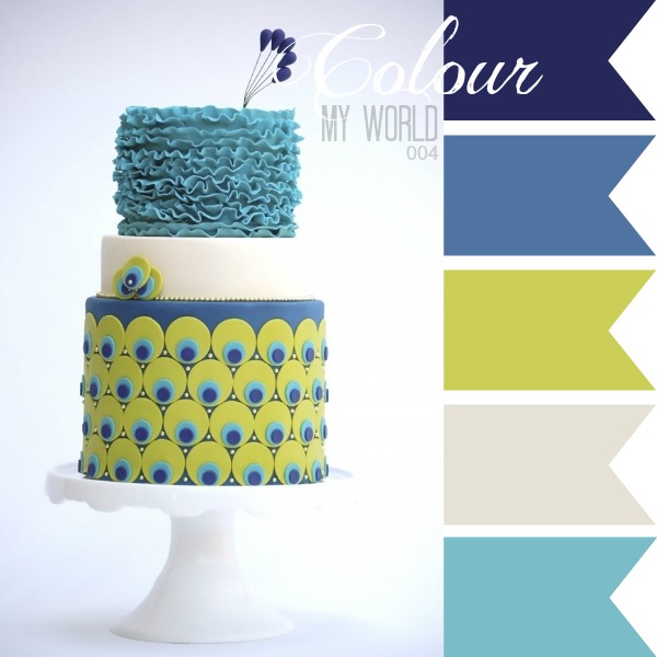 The Scrap Farm: Colour My World - combining colour with cake!