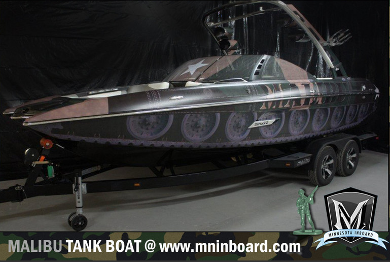 Malibu Boats: "THE TANK" Unveiled in Minneapolis with Jared Allen