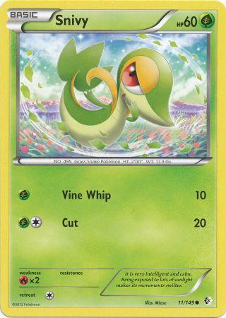 Snivy -- Boundaries Crossed Pokemon Card Review | PrimetimePokemon's Blog