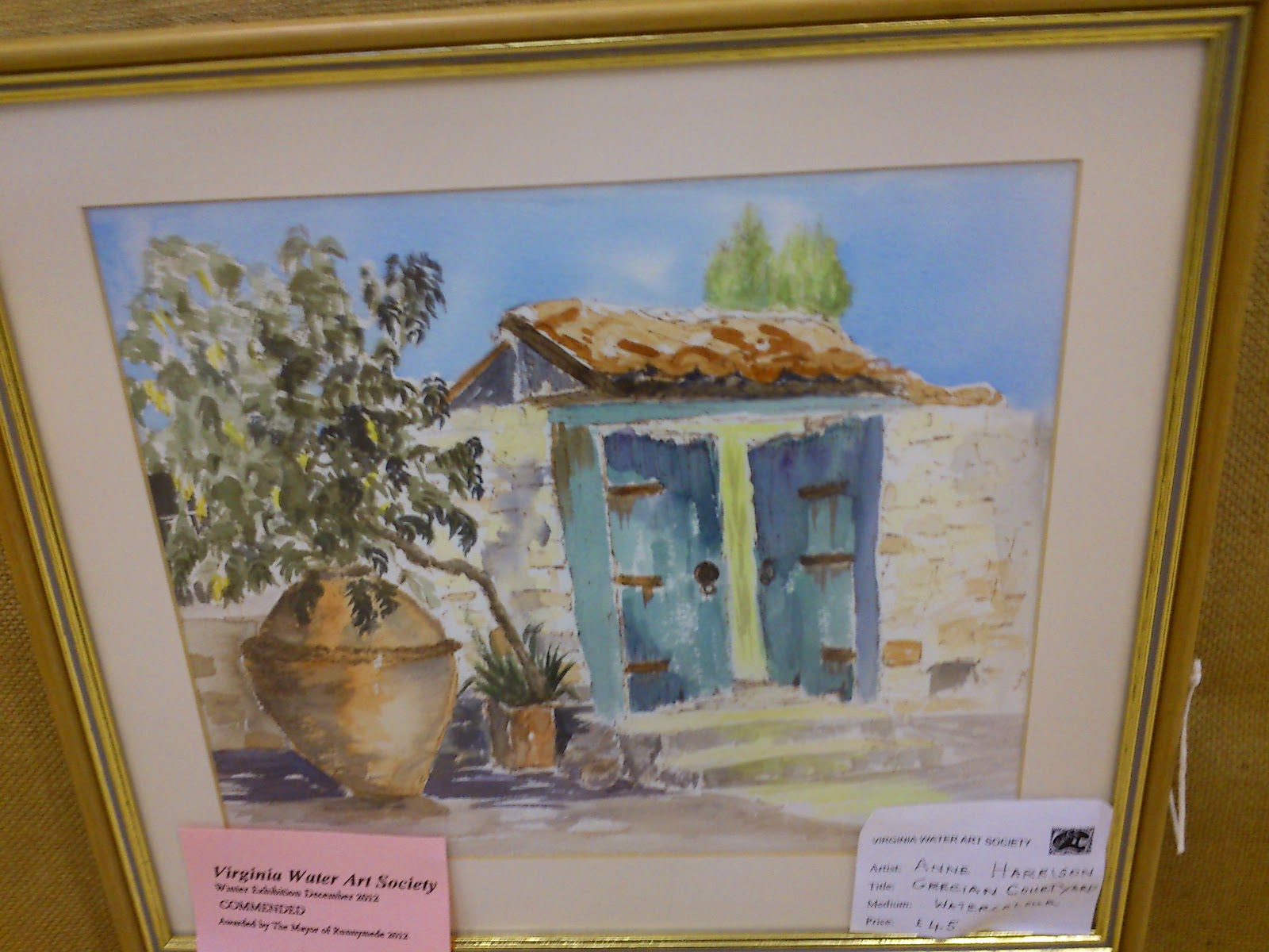 Virginia Water Art Society Diary: Paintings By Anne Harrison Winter ...