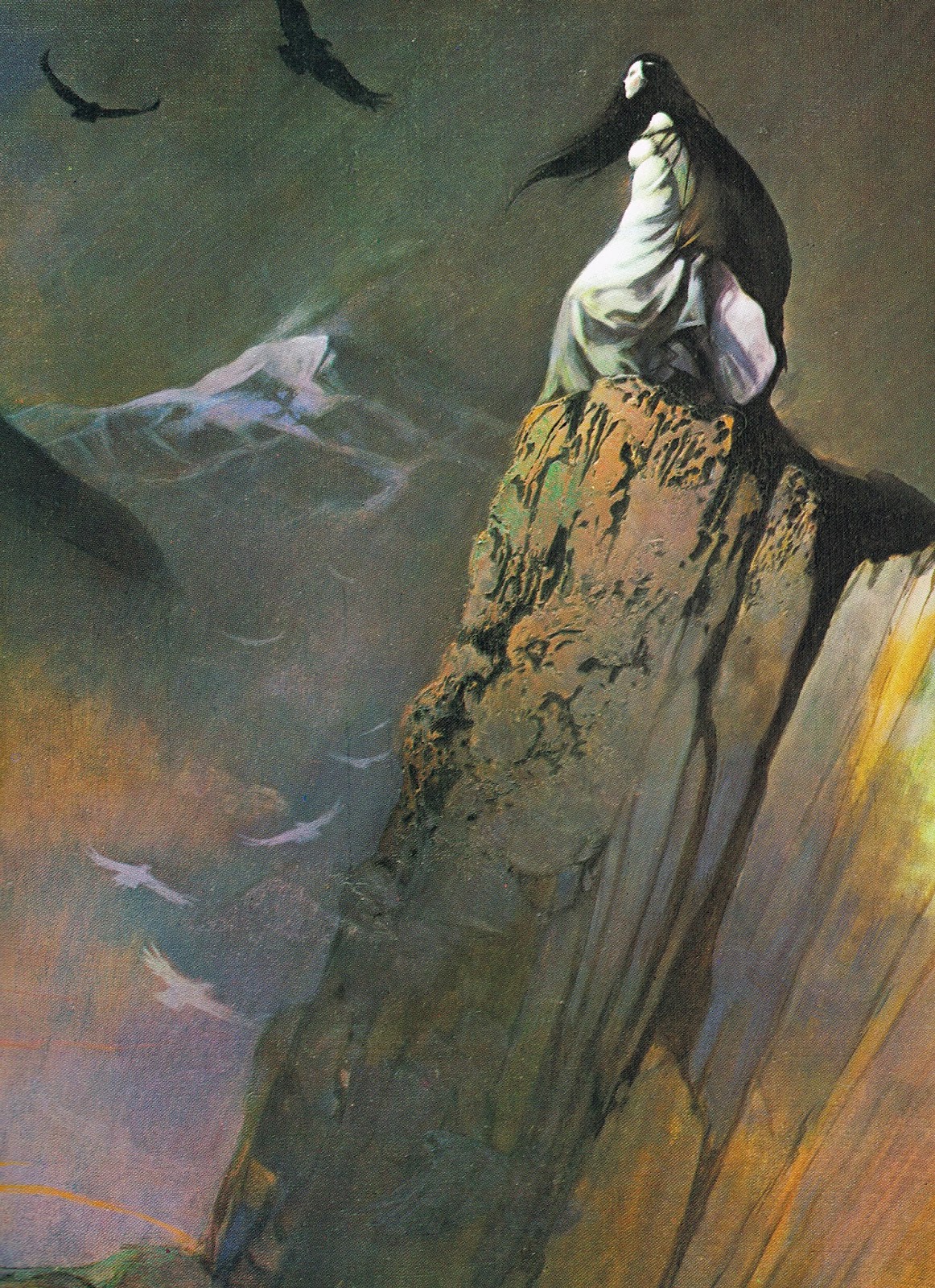 Cap'n's Comics: Red Moon Black Mountain Witch by Frank Frazetta