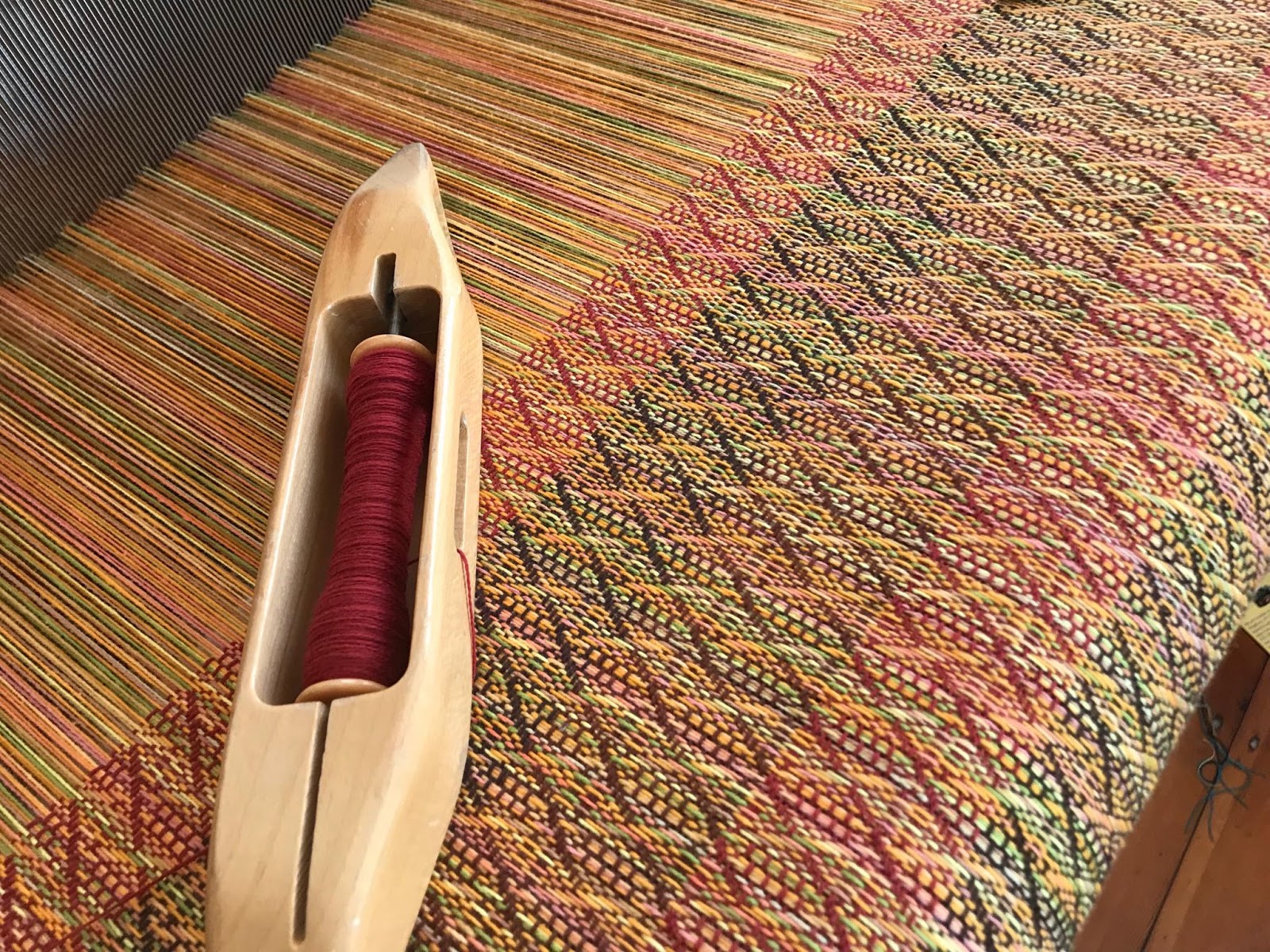 Crazy as a Loom: My shadow.