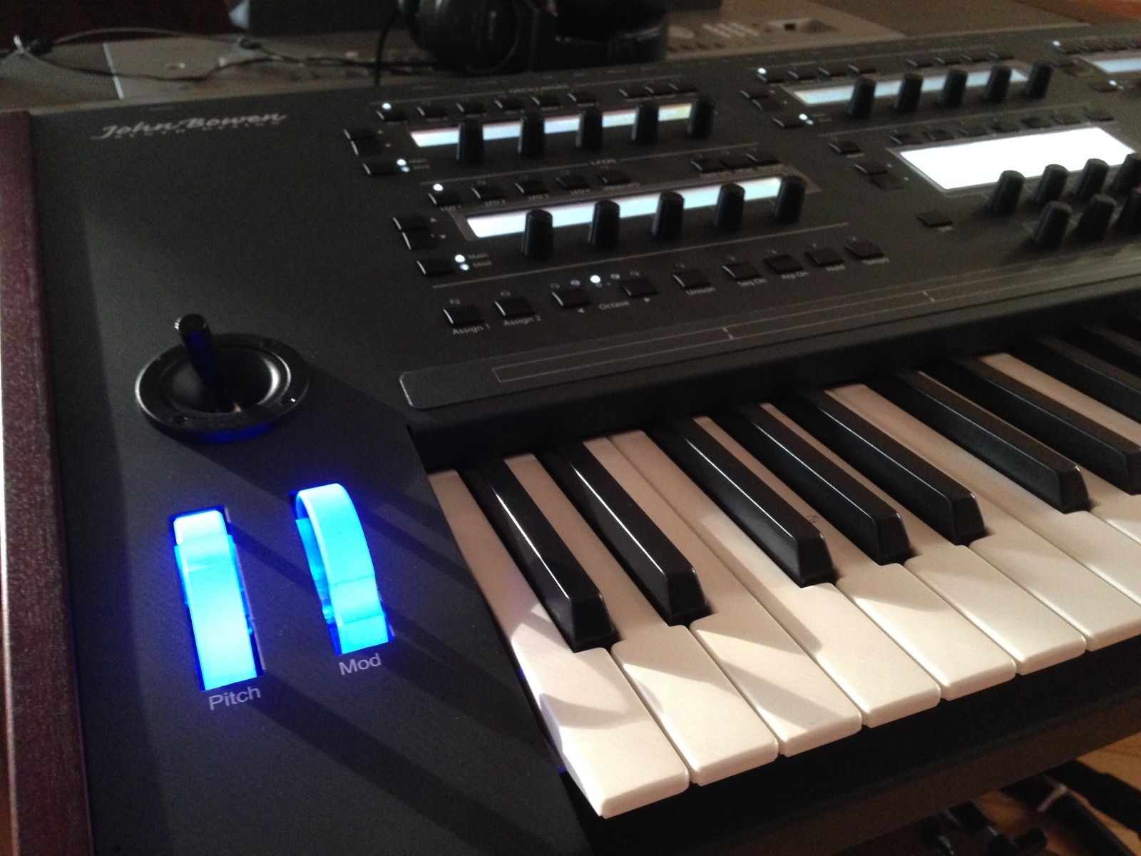 MATRIXSYNTH: John Bowen Solaris Synthesizer SN 00214 with Lit Wheels