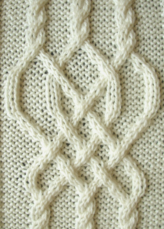 Ivanova and Carter Knit: Celtic Knot #7