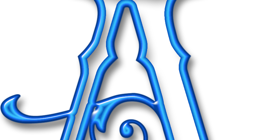 Sussurro de Amor: Alfabeto Azuis png