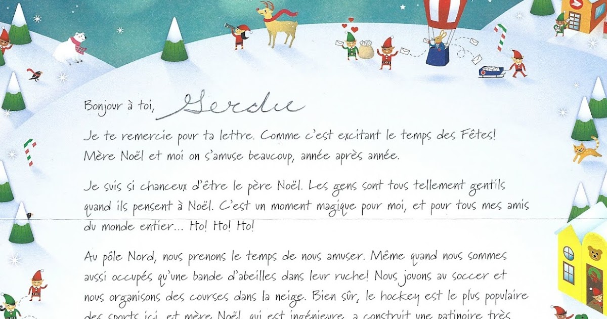 MY POSTCARD-PAGE: CANADA ~ Santa Claus Letter - North Pole