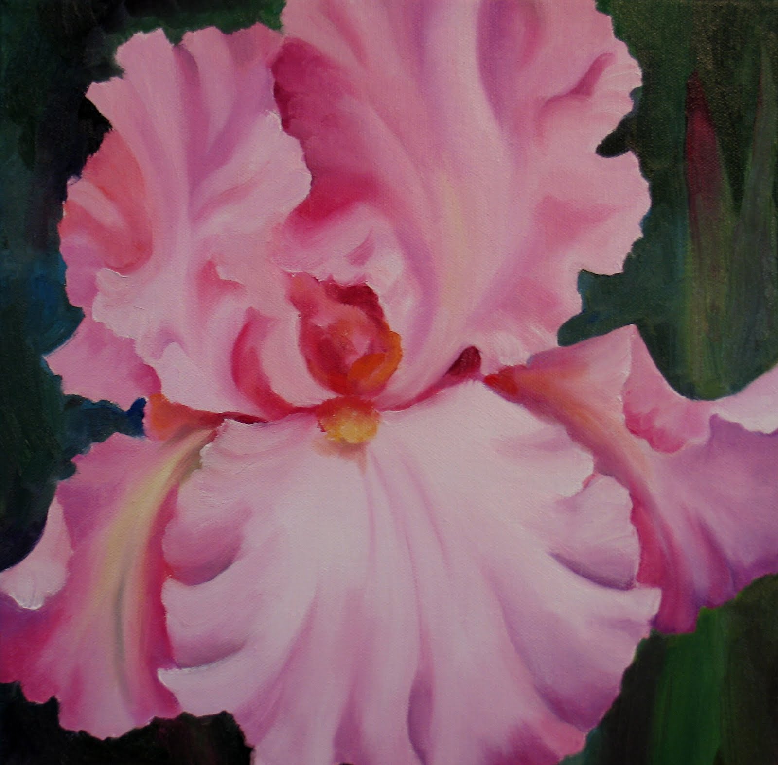 Nel's Everyday Painting: Pink Iris
