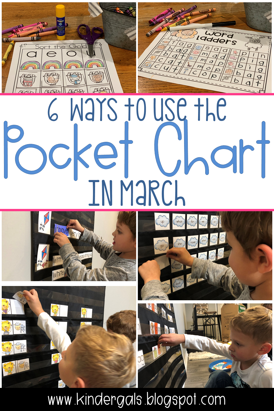 KinderGals: Building Independence in the Pocket Chart