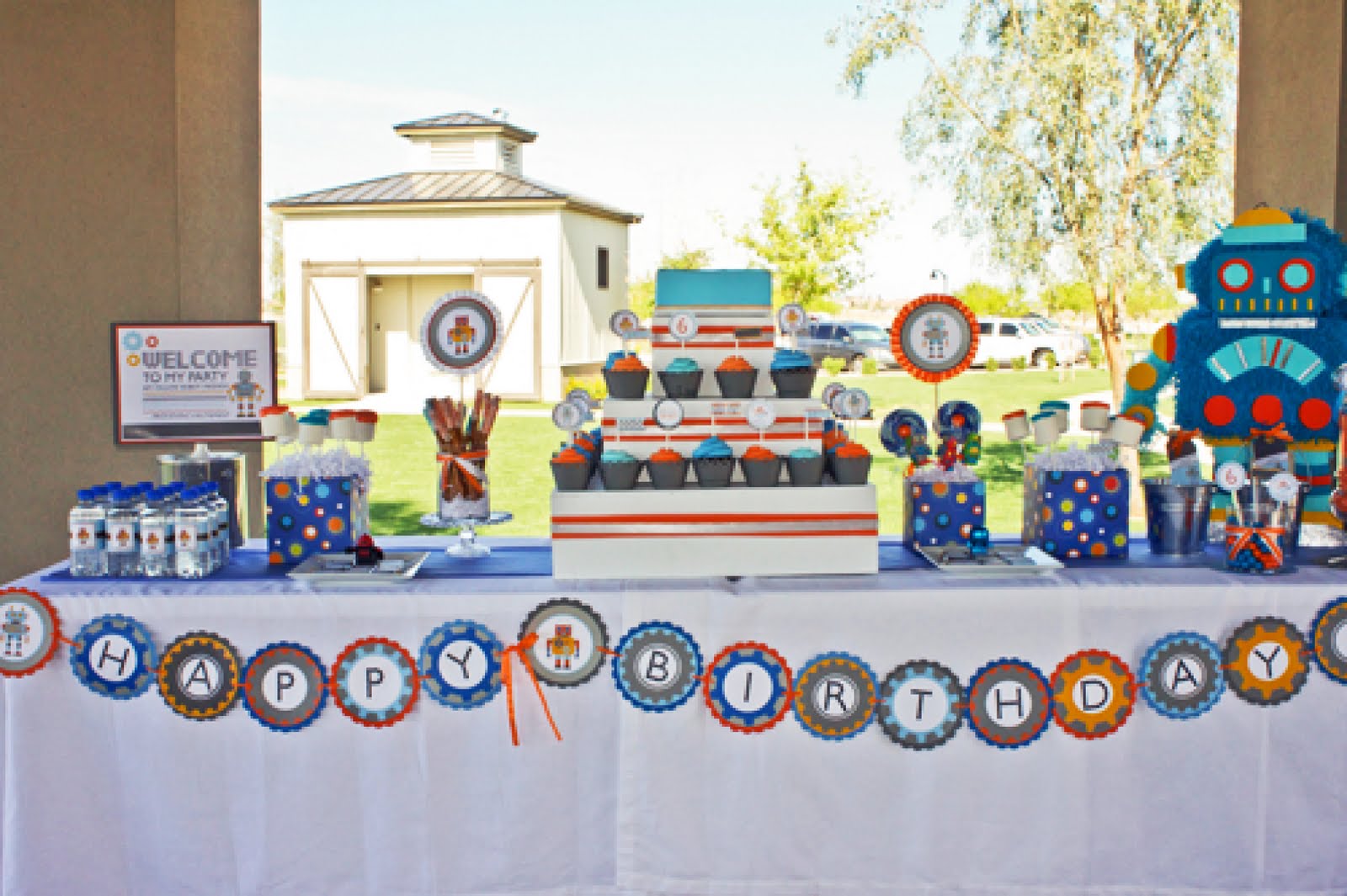 A Robo-tastic Robot Party - Anders Ruff Custom Designs, LLC