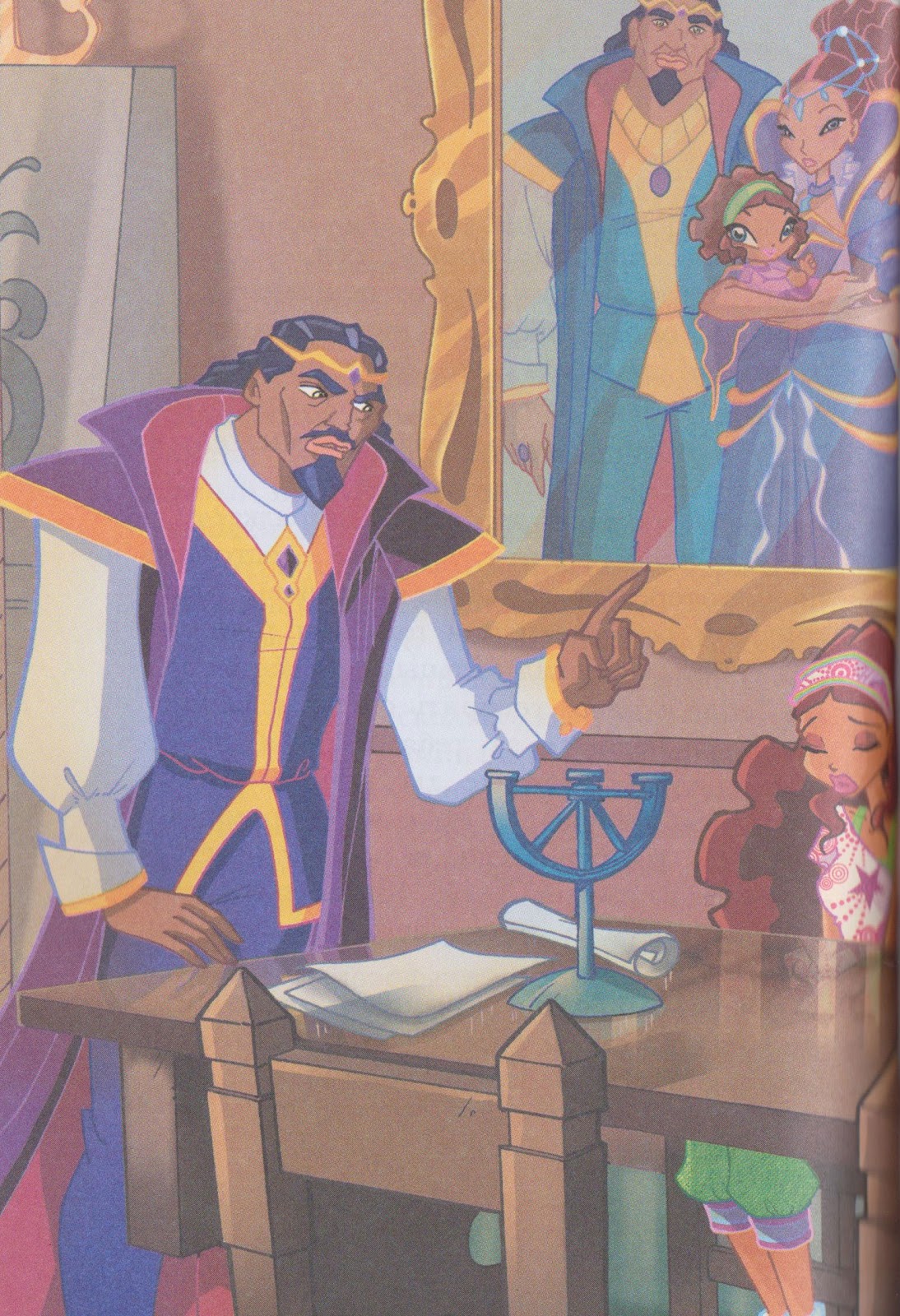 Imagenes de Layla bebe con sus padres - Winx Club All