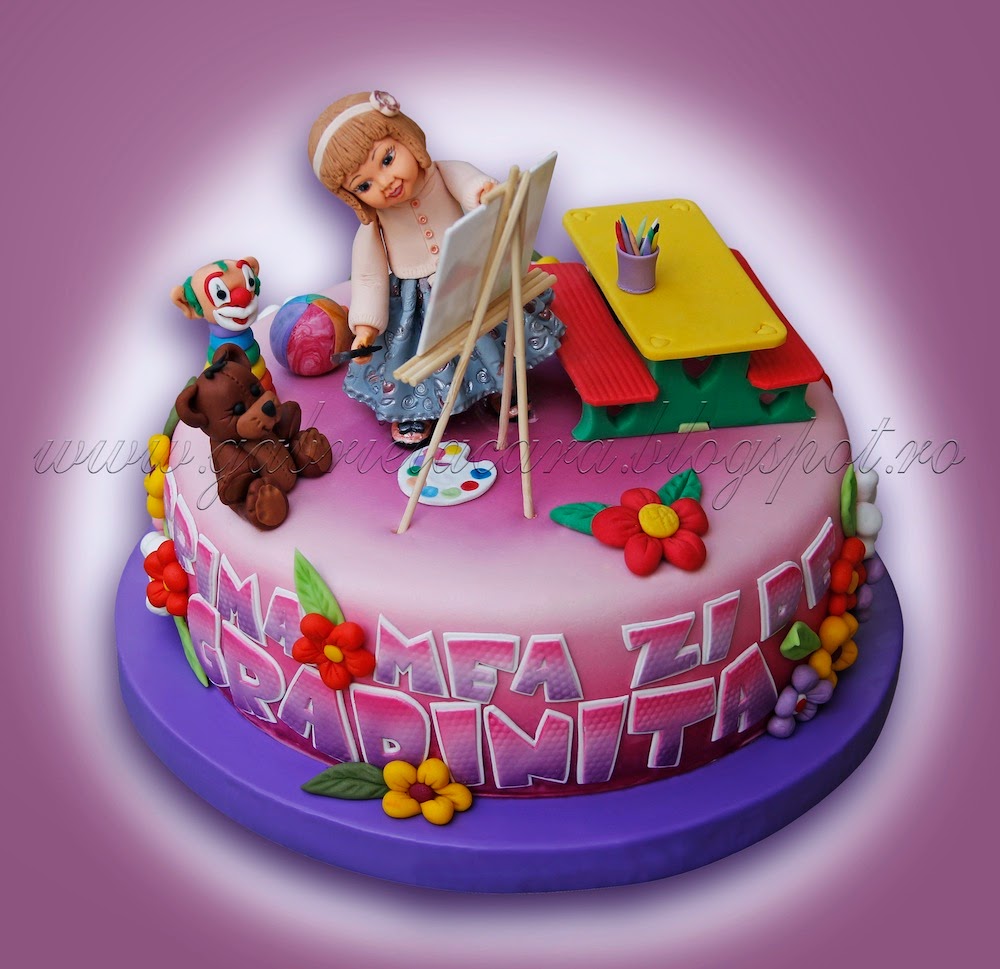 Gabriela's blog: TORT PRIMA ZI DE GRADINITA