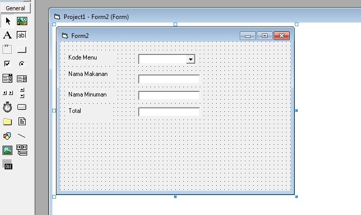 MEMBUAT MENU MAKANAN SEDERHANA DENGAN VISUAL BASIC 6.0 ~ DEAD OLD TREE