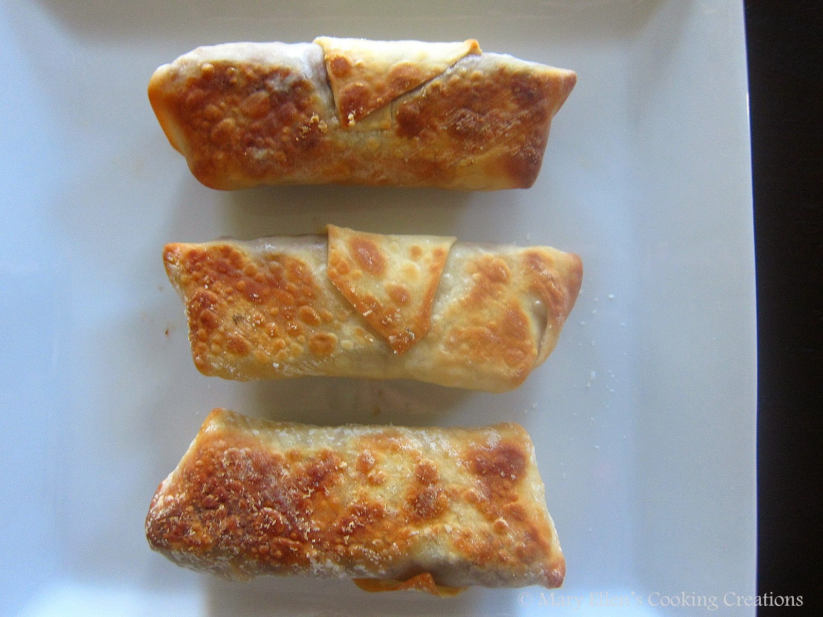 Mary Ellen's Cooking Creations: Baked Egg Rolls