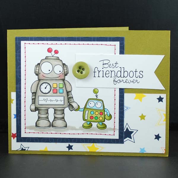 carefully crafted cuteness by Melyssa Connolly: Best Friendbots forever!