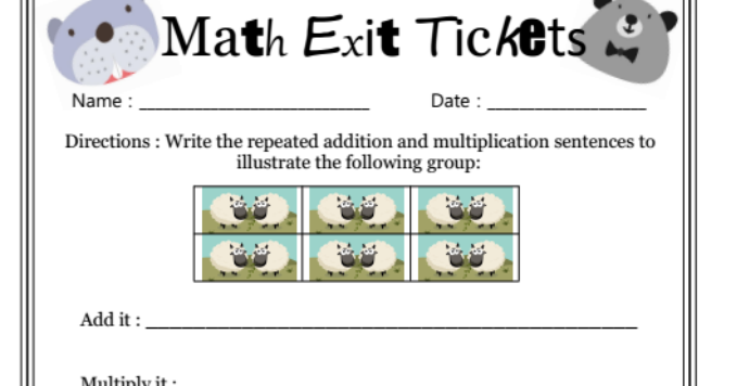 ILoveTeaching: Multiplication Strategies Exit Tickets