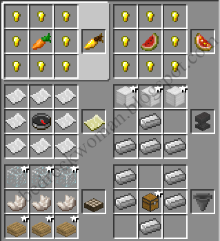 MINECRAFT: Todos los crafteos de minecraft 1.8 y poción de salto