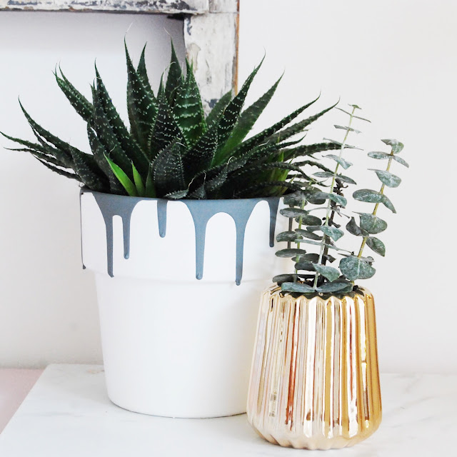 Drip Drop Plant Pots | Brick Dust & Glitter