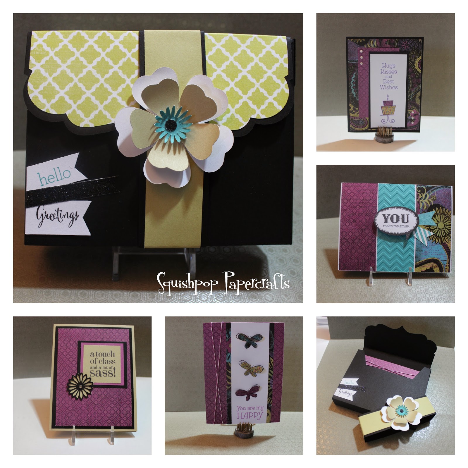 SquishPop Papercrafts: Gift Box filled with cards