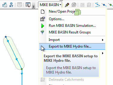 แบบจำลอง MIKEbyDHI: การนำไฟล์ Setup จากแบบจำลอง MIKE Basin มาใช้ใน MIKE ...